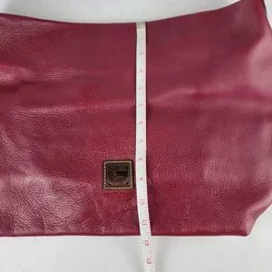 Dooney & Bourke | Bags | Dooney Bourke Hobo Shoulder Bag Deep Red ...